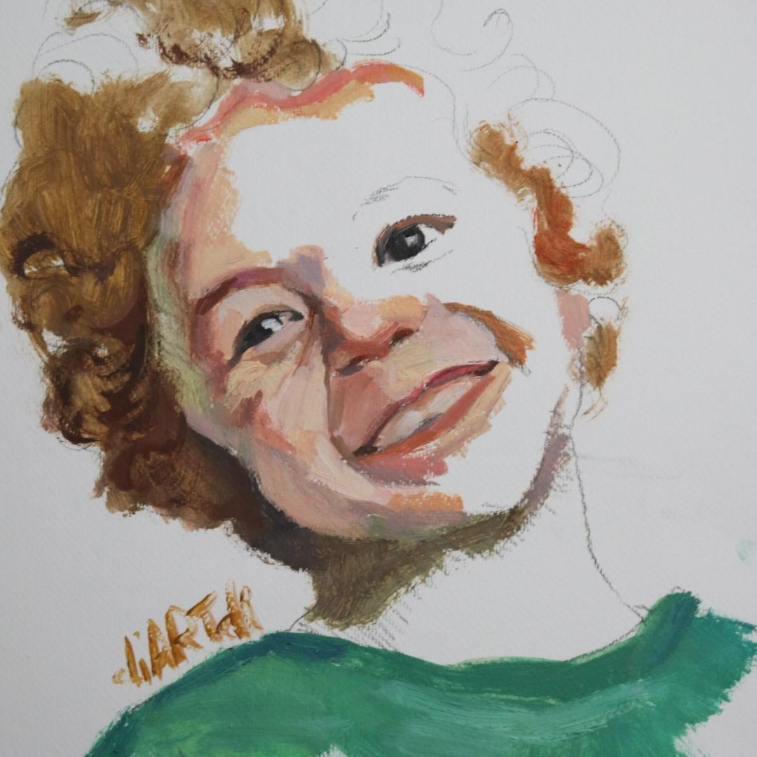 Portret Copii în ulei DiARTDi